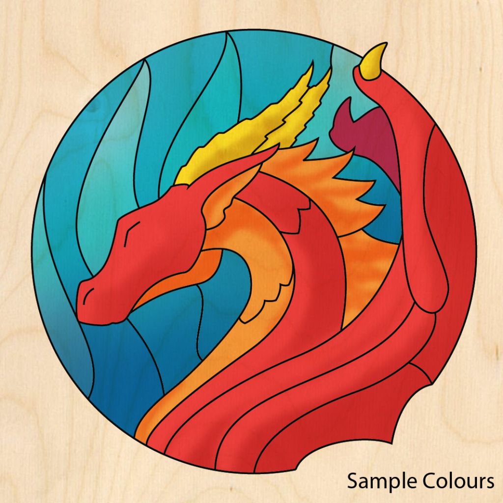 Dragon profile – Handful Jigsaw Puzzle – Morag Hickman Shop